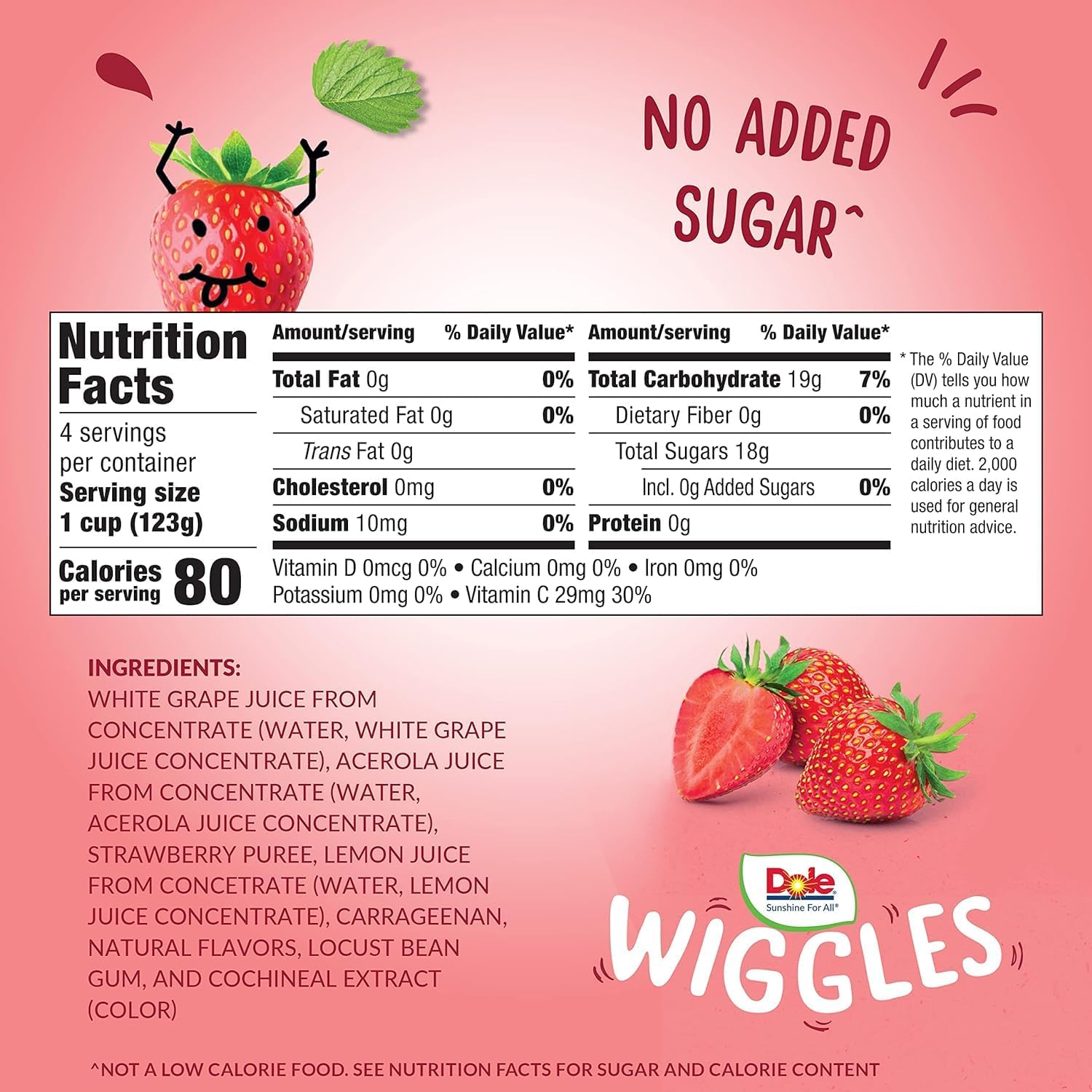 Snapklik.com : Dole Wiggles No Sugar Added Strawberry Fruit Juice Gels ...
