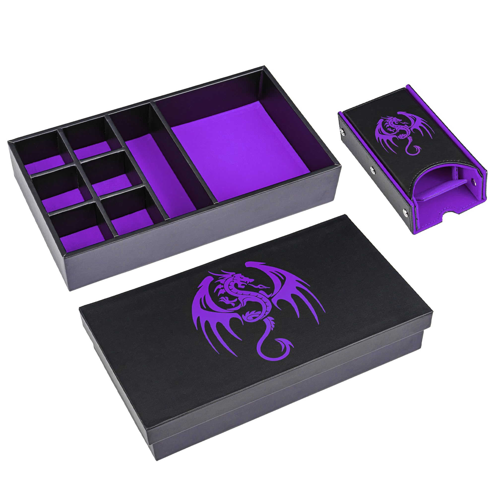 Amazon.com: KSNDie 4 in 1 Multifunctional D&D Storage Dice Box Portable ...