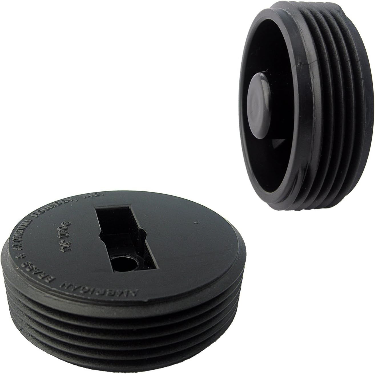 Amazon.com: LASCO 33-3284 Countersunk Slotted ABS Black Plastic ...