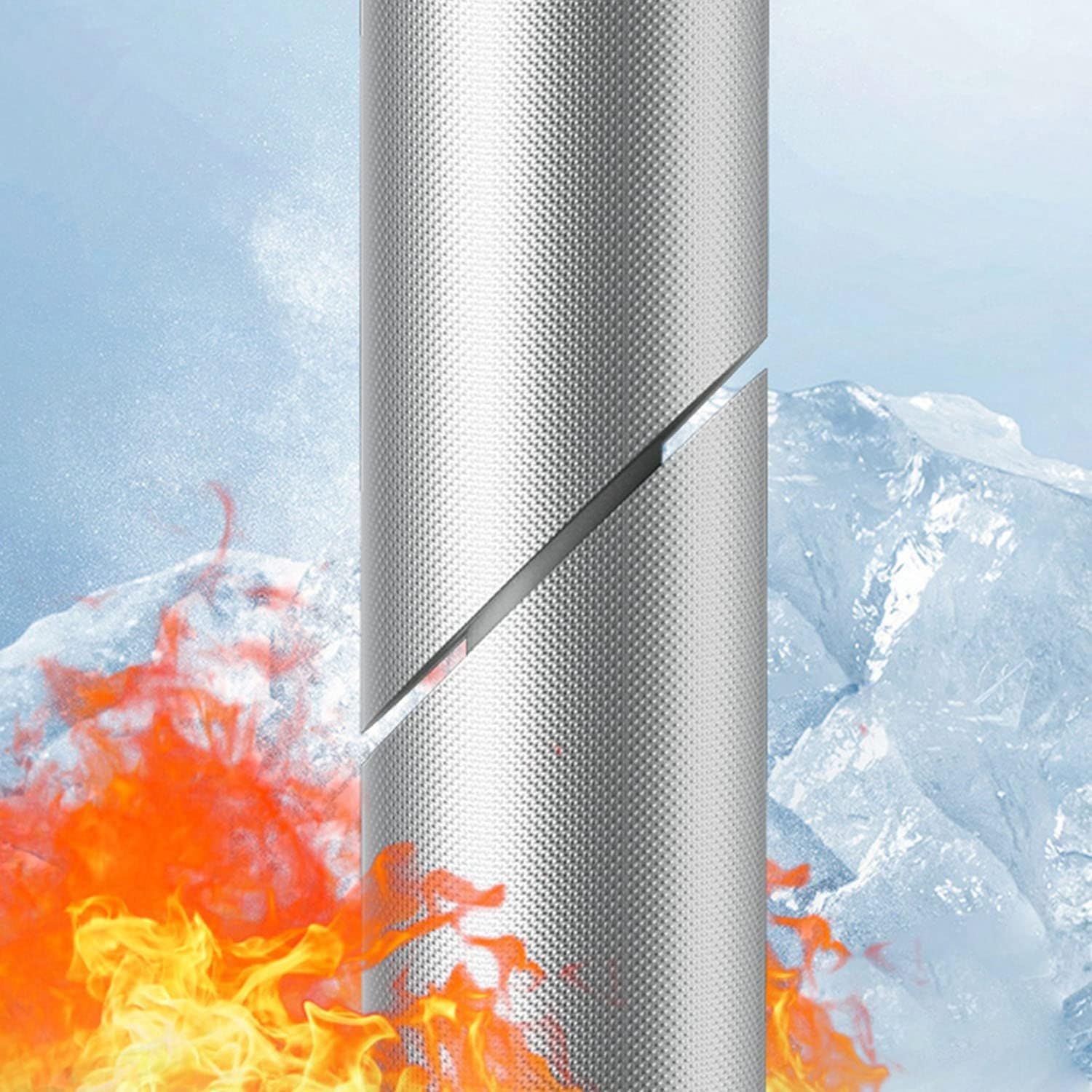 Amazon.com: Aluminum Foil Self-adhesive Insulation Pipe, Rubber-plastic ...