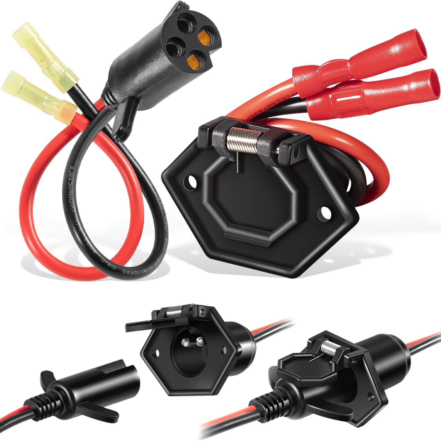 Amazon.com: 8M4000953 8M4000954 Trolling Motor Guide Power Plug and ...