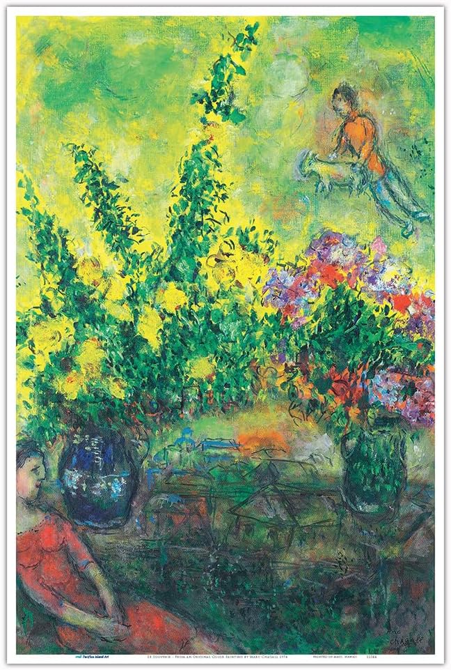 Amazon.com: Le Souvenir - From an Original Color Painting by Marc ...