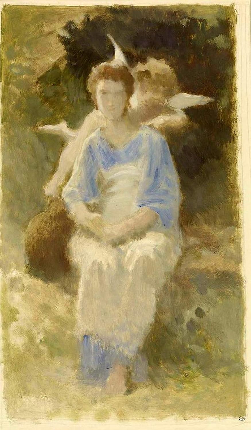 Amazon.com: William Bouguereau Cupid Whisperings Study 1889 Musee du ...