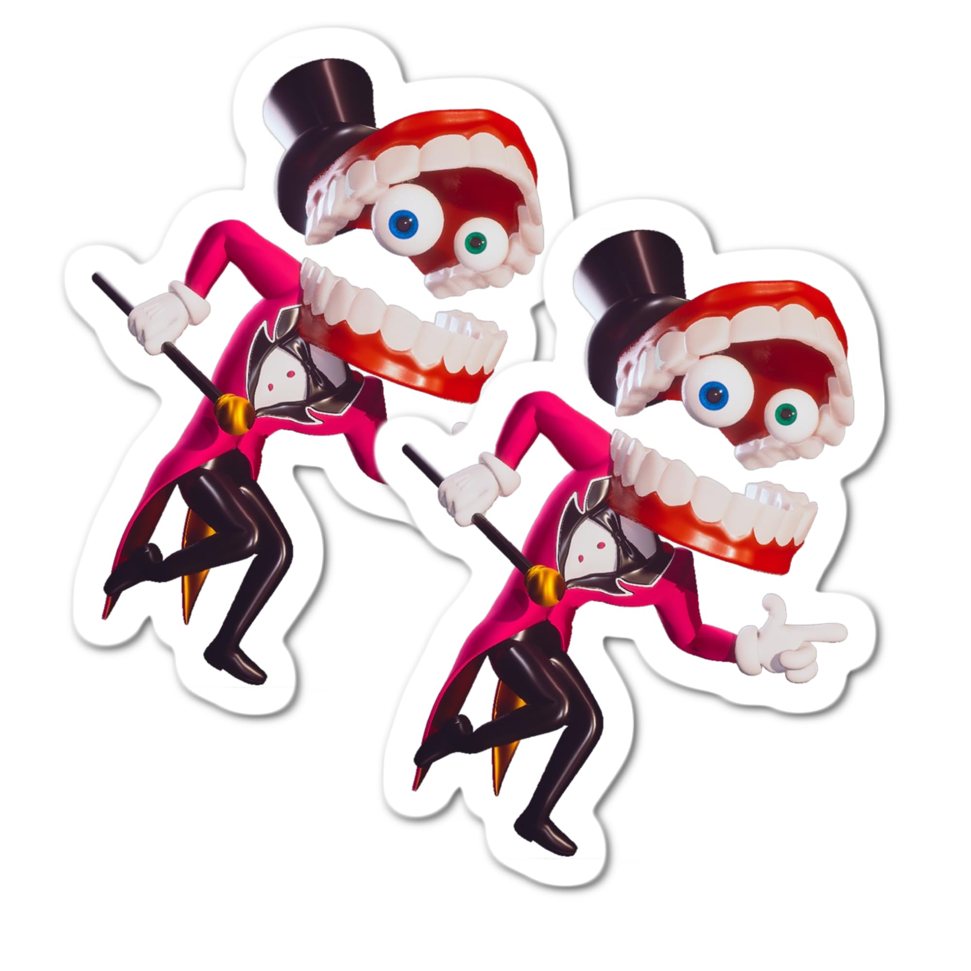 Caine The Amazing Digital Circus Sticker Decal Set Of 2 | Desertcart INDIA