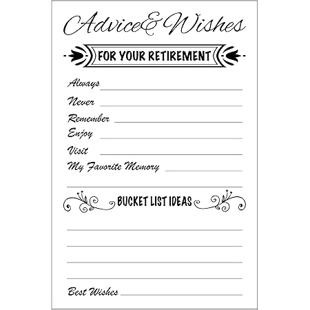 Amazon.com: Funrous 51 Pcs Retirement Card Box Happy Retirement Party ...