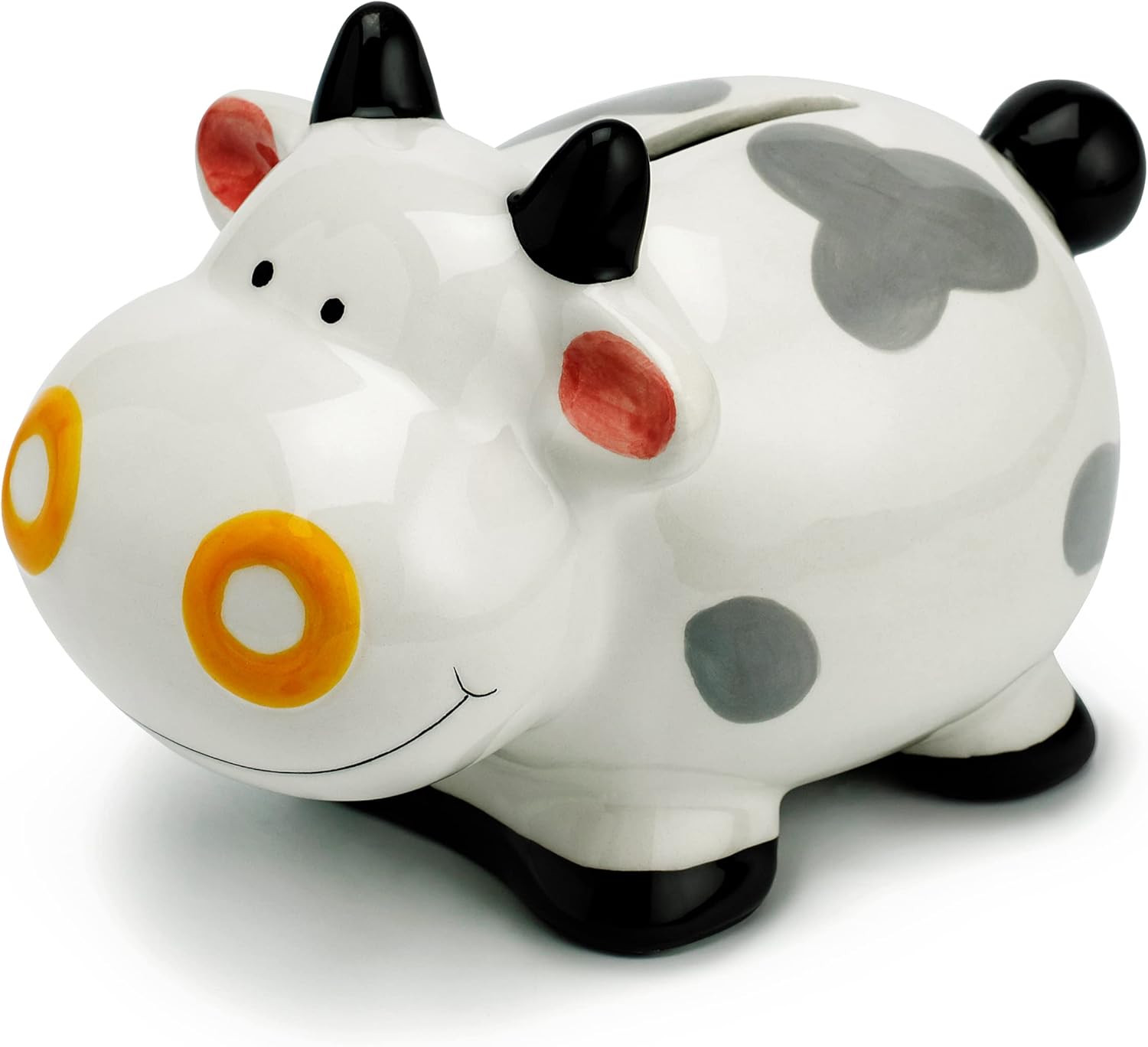 Mousehouse Gifts - Cow Piggy Bank for Kids, Cow-themed Money Box for ...