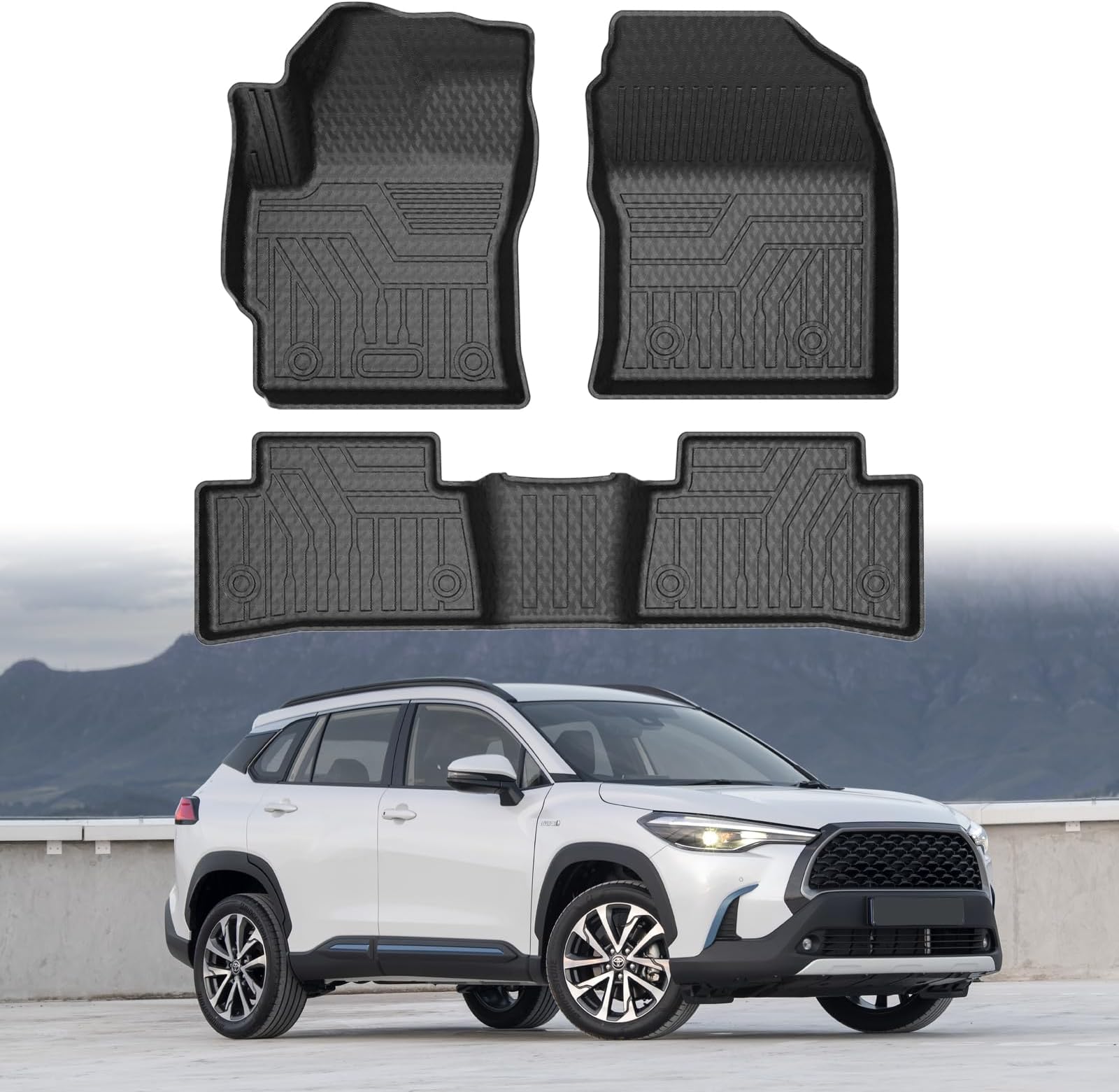 Amazon.com: Mixsuper Custom Fit Floor Mats for 2022-2023 2024 Toyota ...