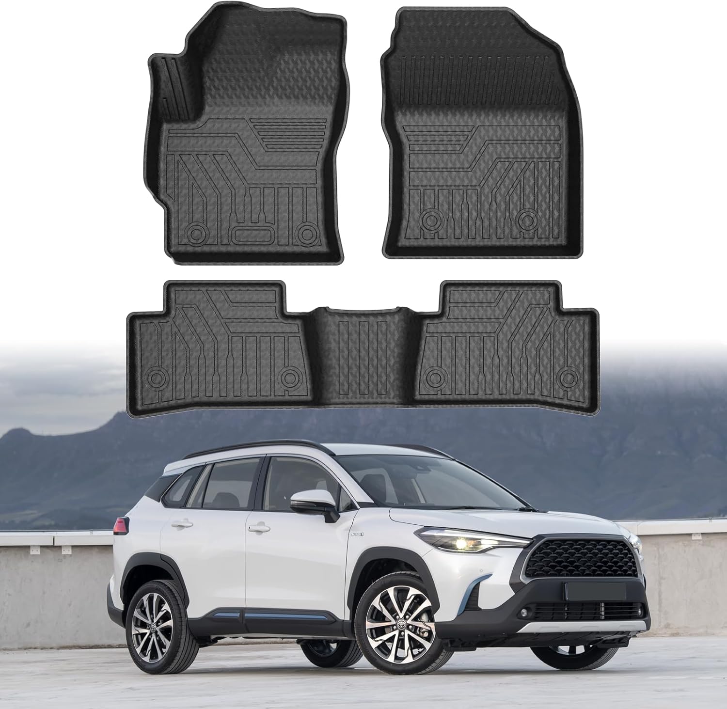 Amazon.com: Mixsuper Custom Fit Floor Mats for 2022-2023 2024 Toyota ...