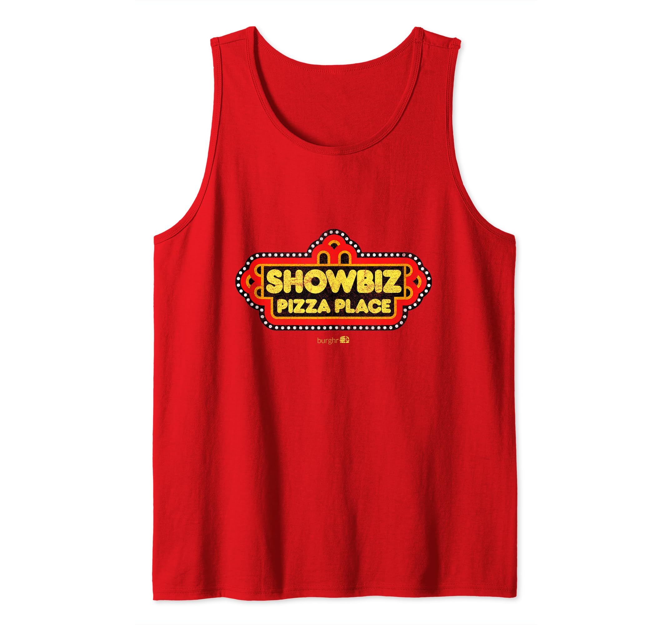 Amazon.com: Showbiz Pizza Place | 1980s Tank Top : Clothing, Shoes ...