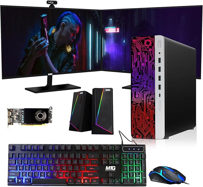 Amazon.com: HP G3 Gaming Desktop PC, Intel Core i7 6th Gen, AMD RX 550 ...