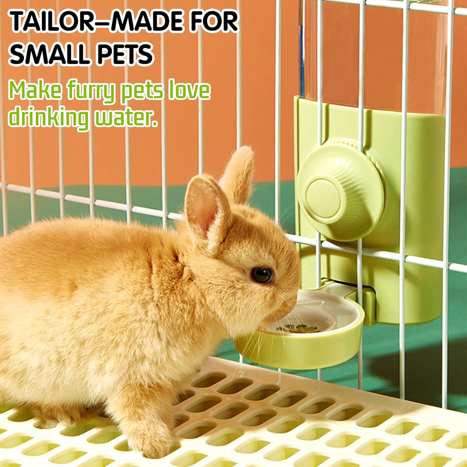 Pipihome Rabbit Water Bottle Large, 600ml/20oz Hamster Water Bottle ...