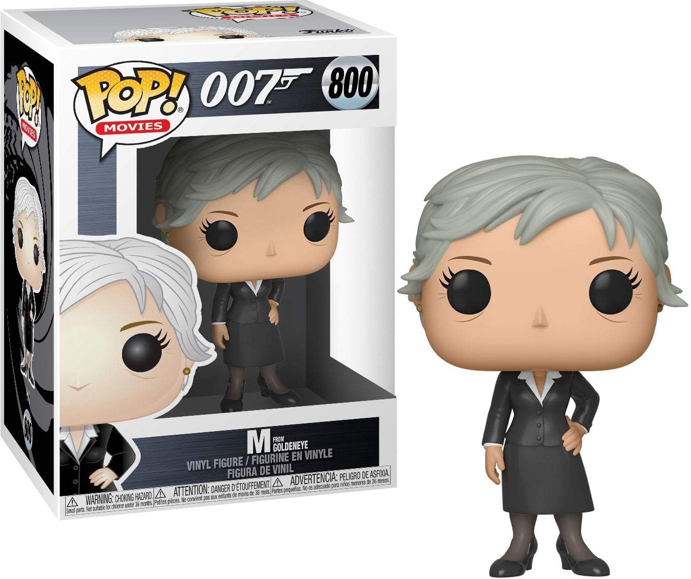 Amazon.com: Funko Pop! Movies: James Bond - M : Toys & Games