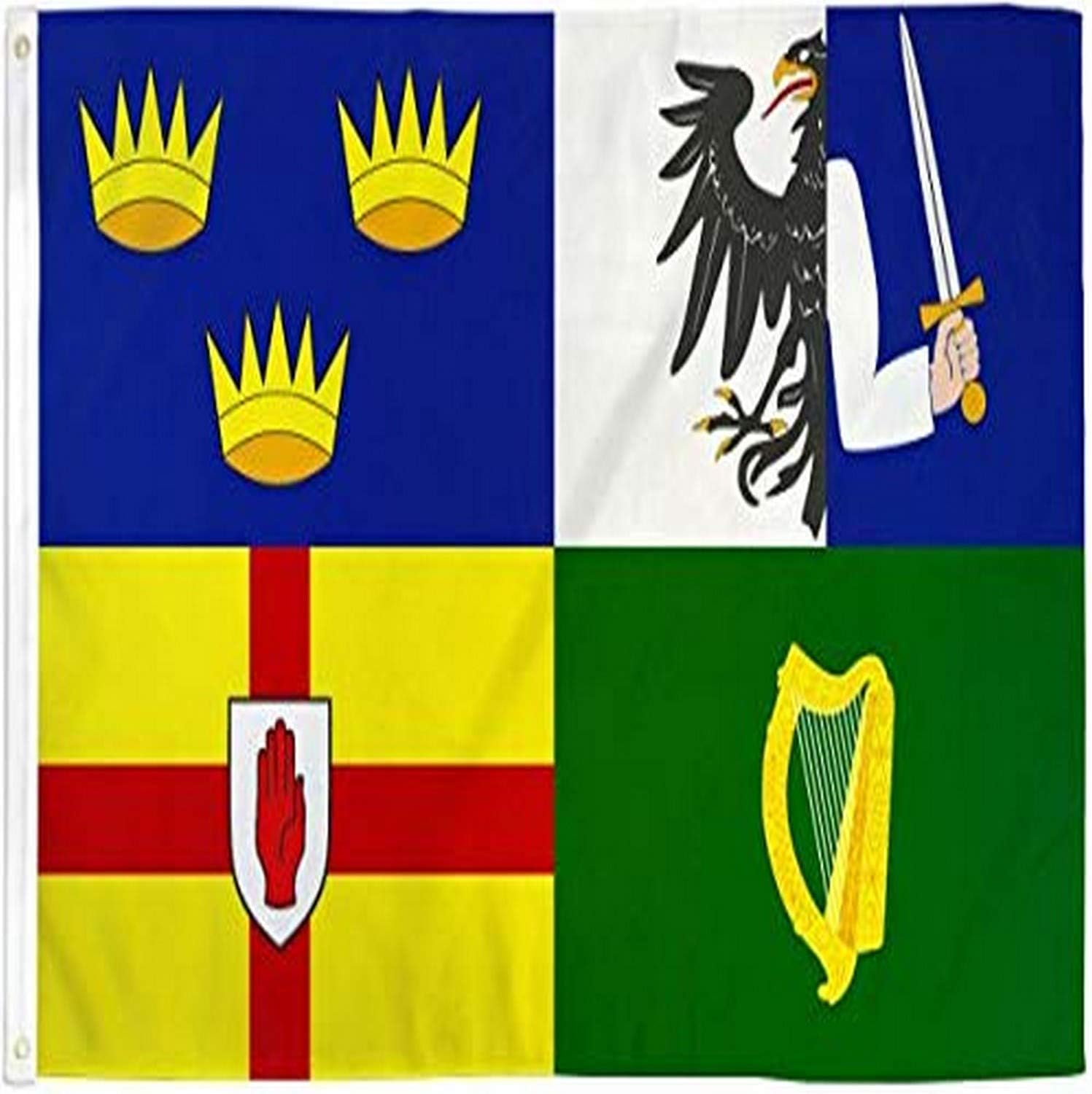 Amazon.com : Best Flags Irish Provinces Flag 3x5' Poly : Patio, Lawn ...