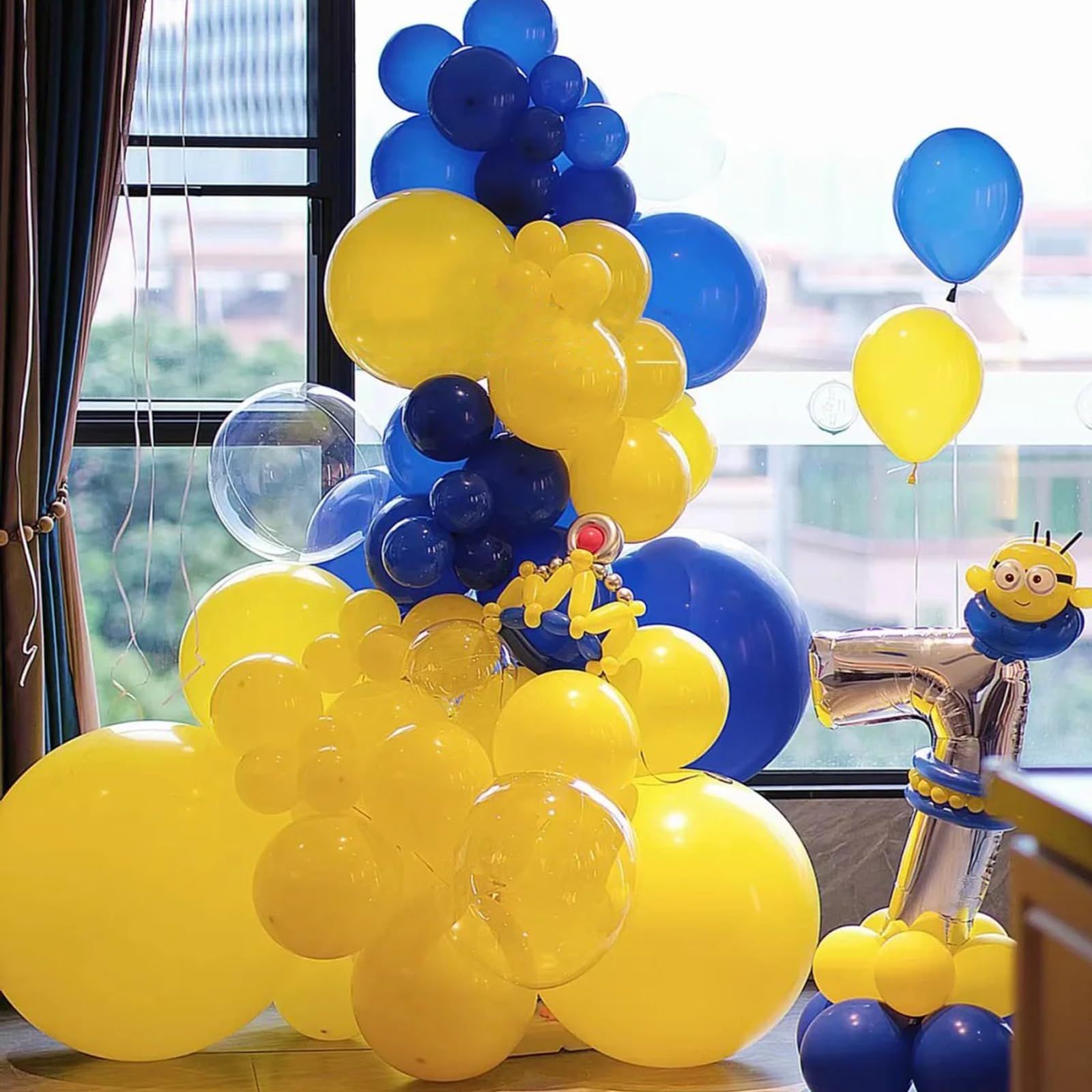 Snapklik.com : 130pcs Mustard Yellow Balloons Different Sizes 18" 12 ...