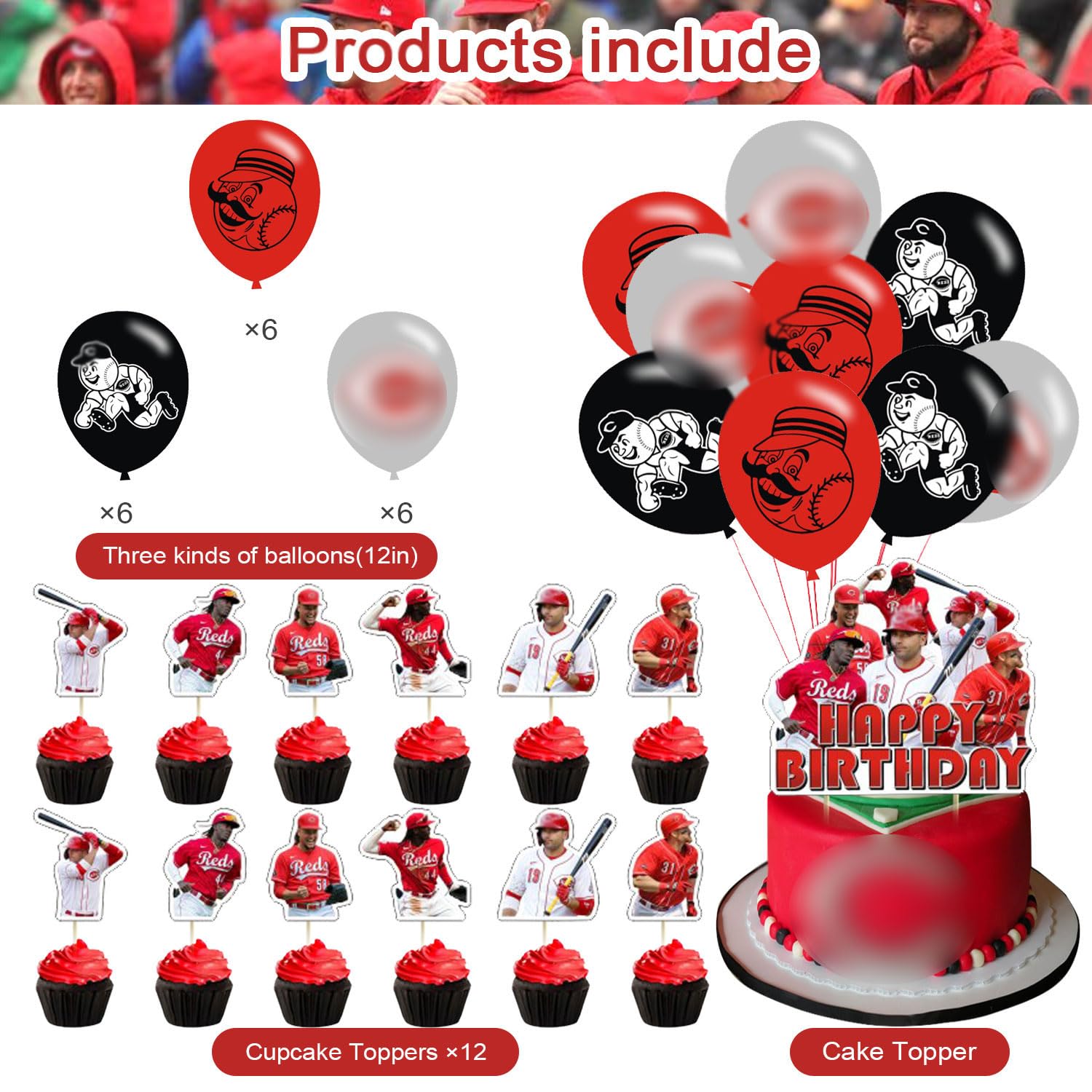 Alabama Birthday Party Decorations, Party Supply Set for Boys with 1 ...