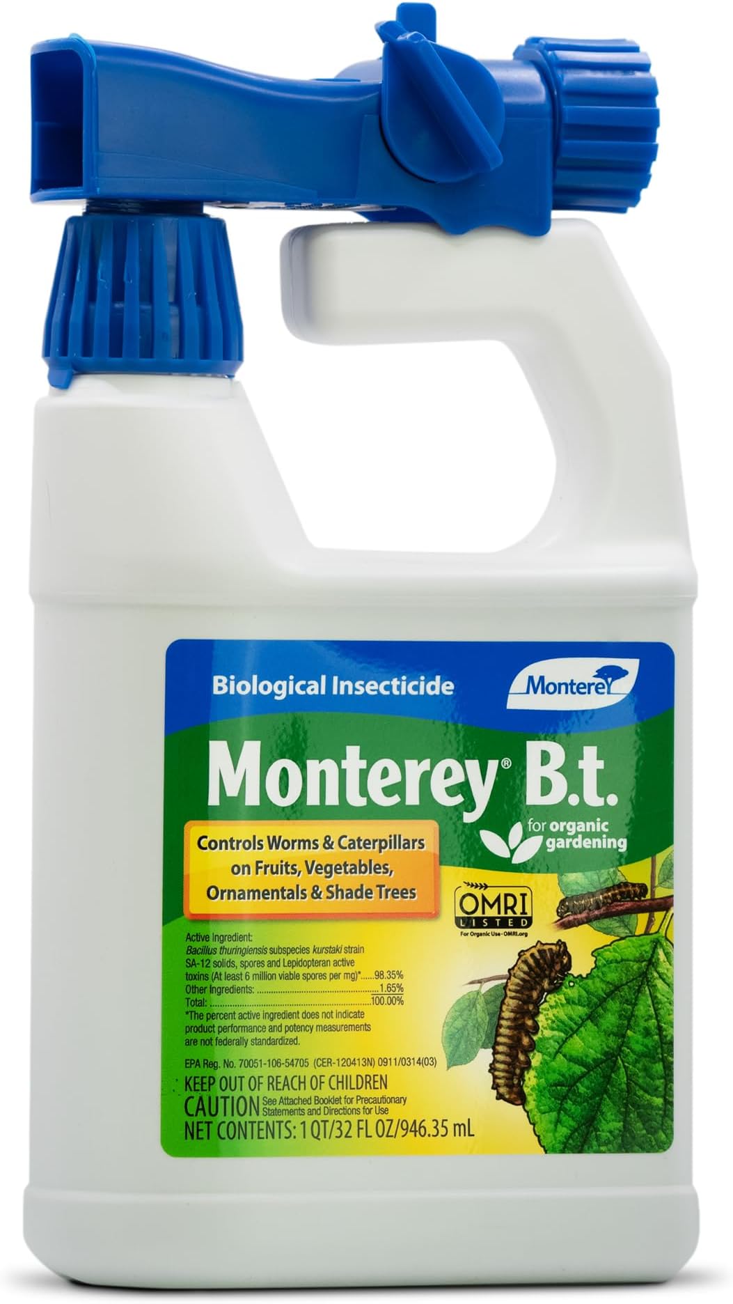 Amazon.com : Monterey B.t. - Biological Insecticide for Organic ...