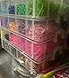 Amazon.com: QUEFE 4-Tier Stackable Storage Container Box with 40 ...