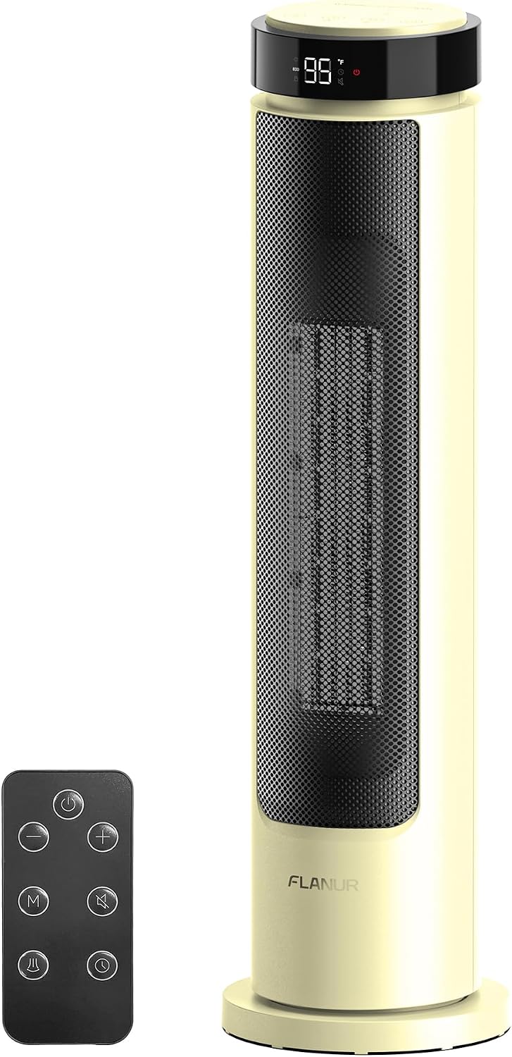 FLANUR Space Heaters for Indoor Use Large Room, 1500W Portable Heater ...