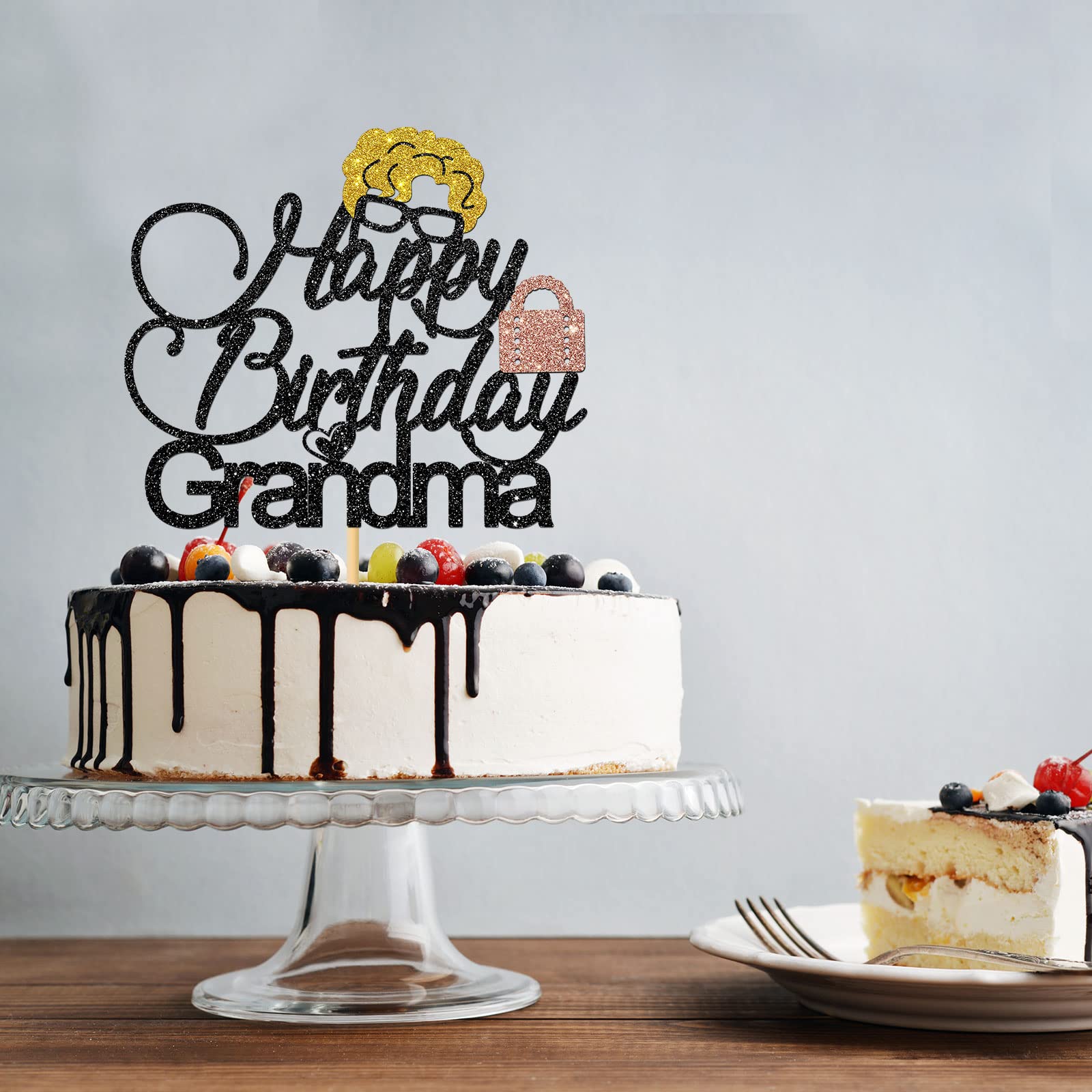 Snapklik.com : Happy Birthday Grandma Cake Topper, Grandmother Birthday ...