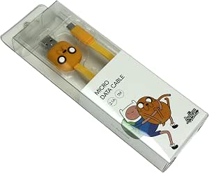 Cabo USB x Micro USB - Jake - Hora da Aventura - 1 metro | Amazon.com.br