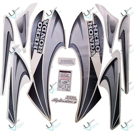 Motorcycle Bike Fancy Multicolor Stickers & Decals kit Sticker for ...