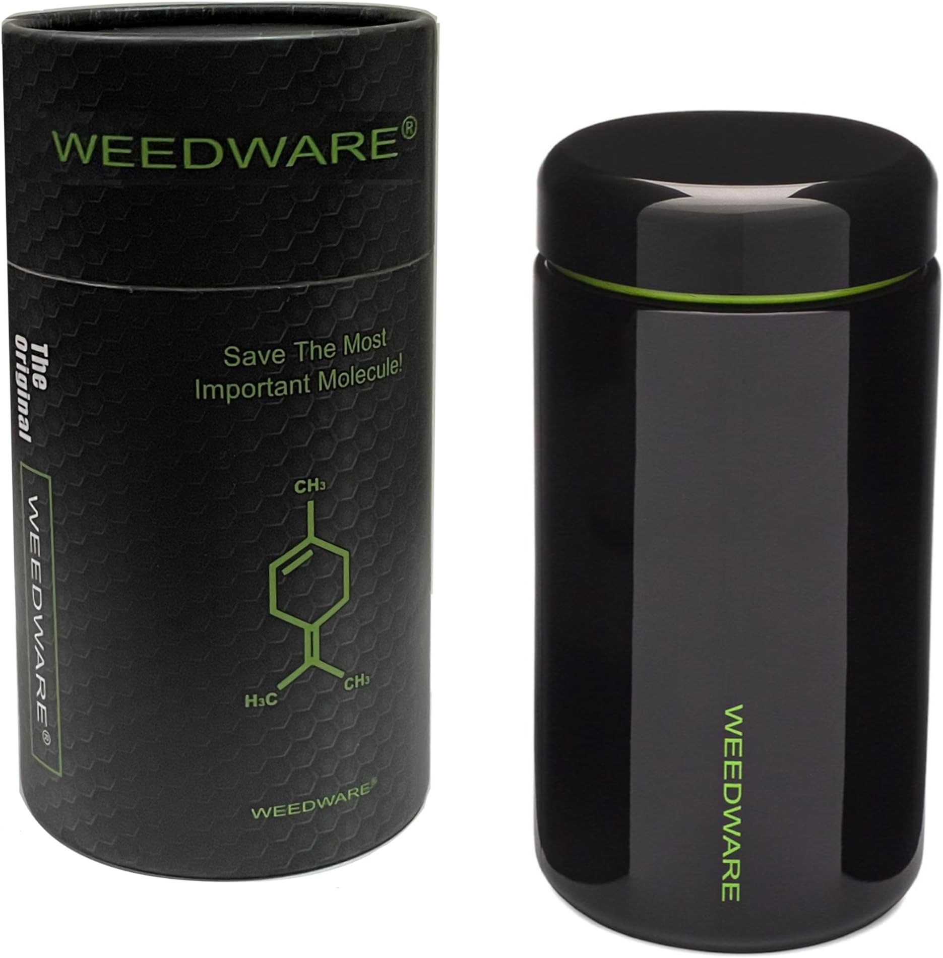 Amazon.com: RAW Smell-Proof Jar & Cozy w/Lock (16oz), Black, 16 Ounce ...