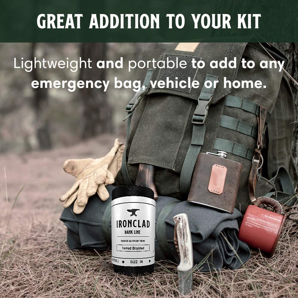 Snapklik.com : Ironclad Supply Tarred Bank Line Heavy Duty 100% Nylon ...