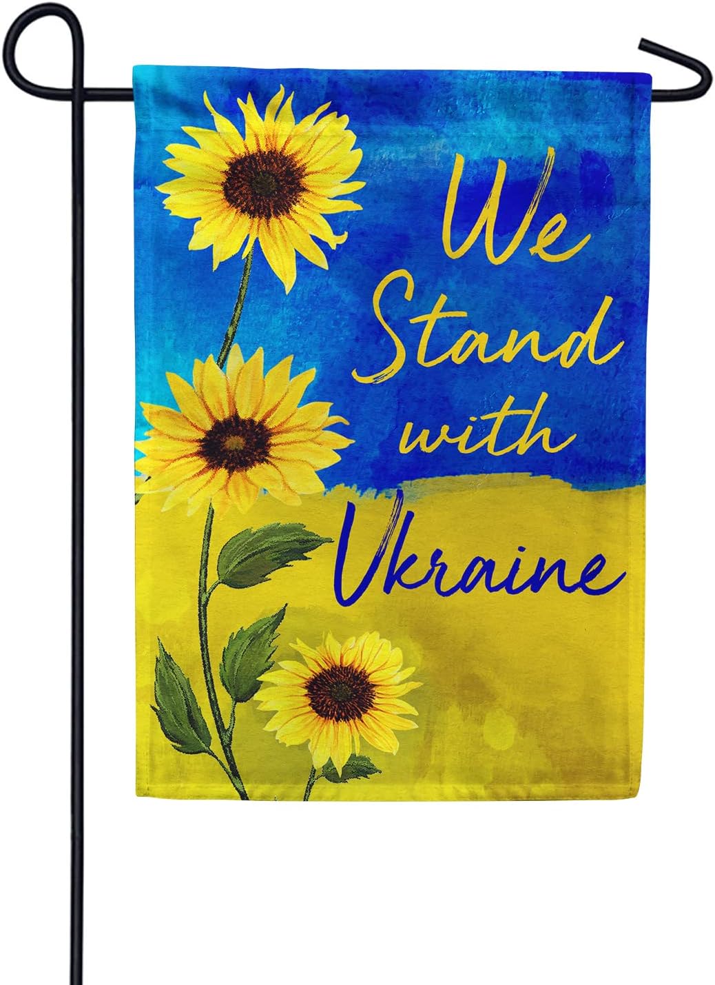 Amazon.com : America Forever We Stand with Ukraine Garden Flag 12.5x18 ...