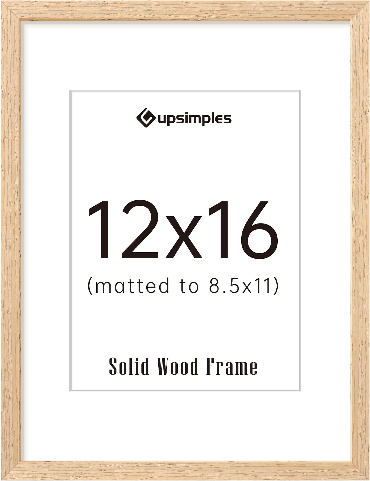 Amazon.com - upsimples 12x16 Picture Frame, Display Pictures 8.5x11 ...
