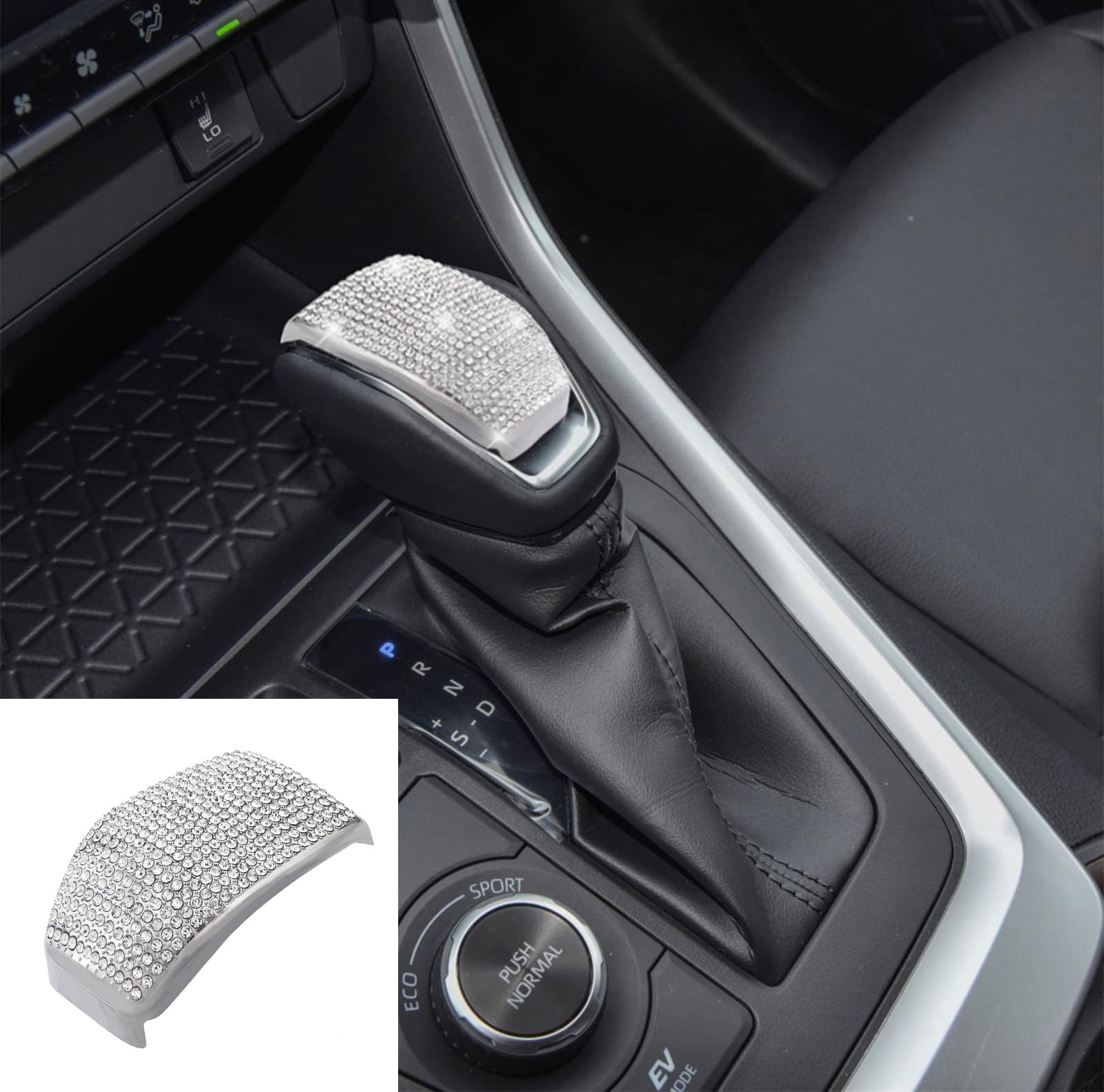Amazon.com: CONGCONG for RAV4 Volume Knob Bling Crystal Accessory ...