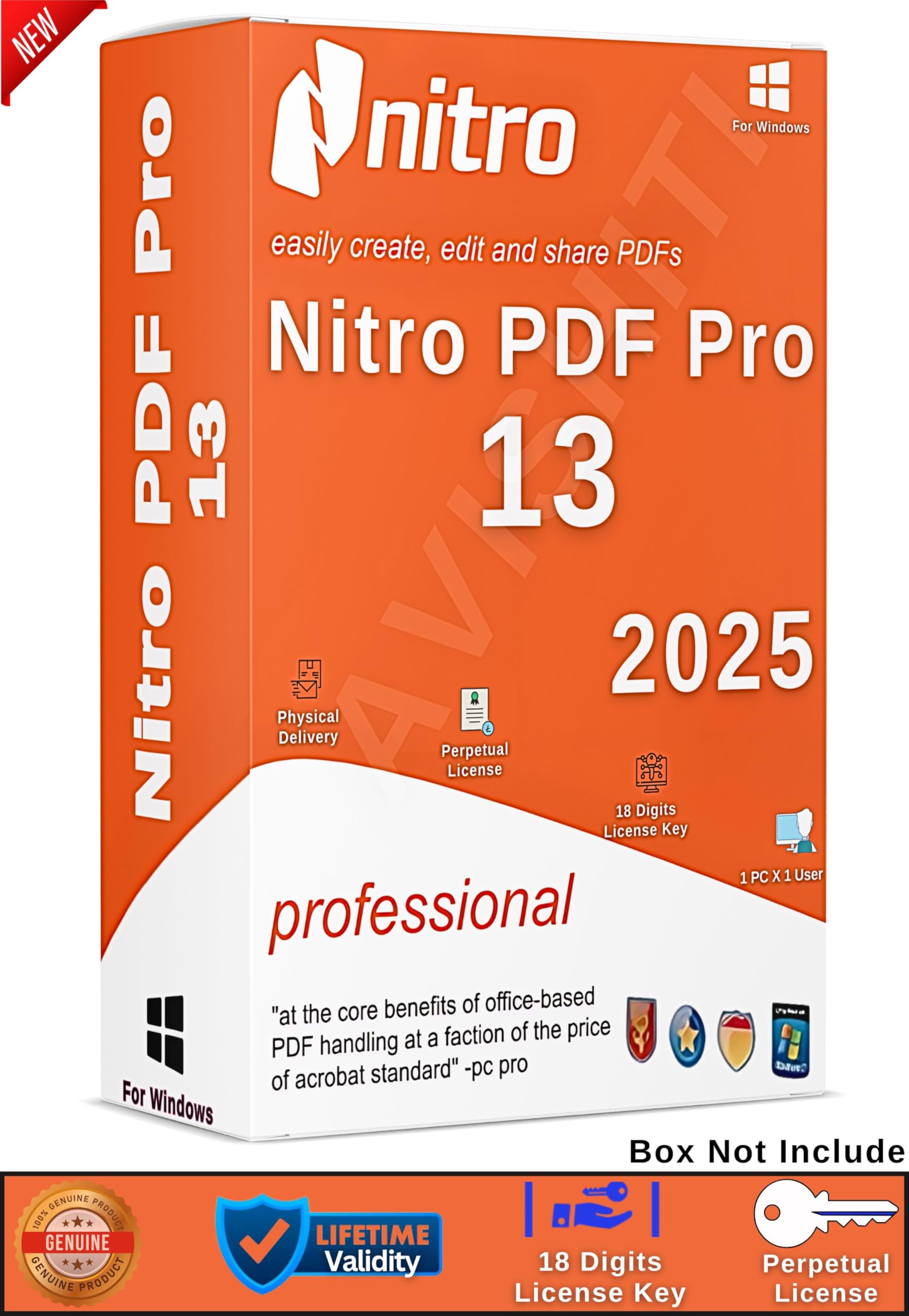 Nitro PDF Pro 13 | Latest 2025 Edition v13 | All-In-One PDF Editor ...