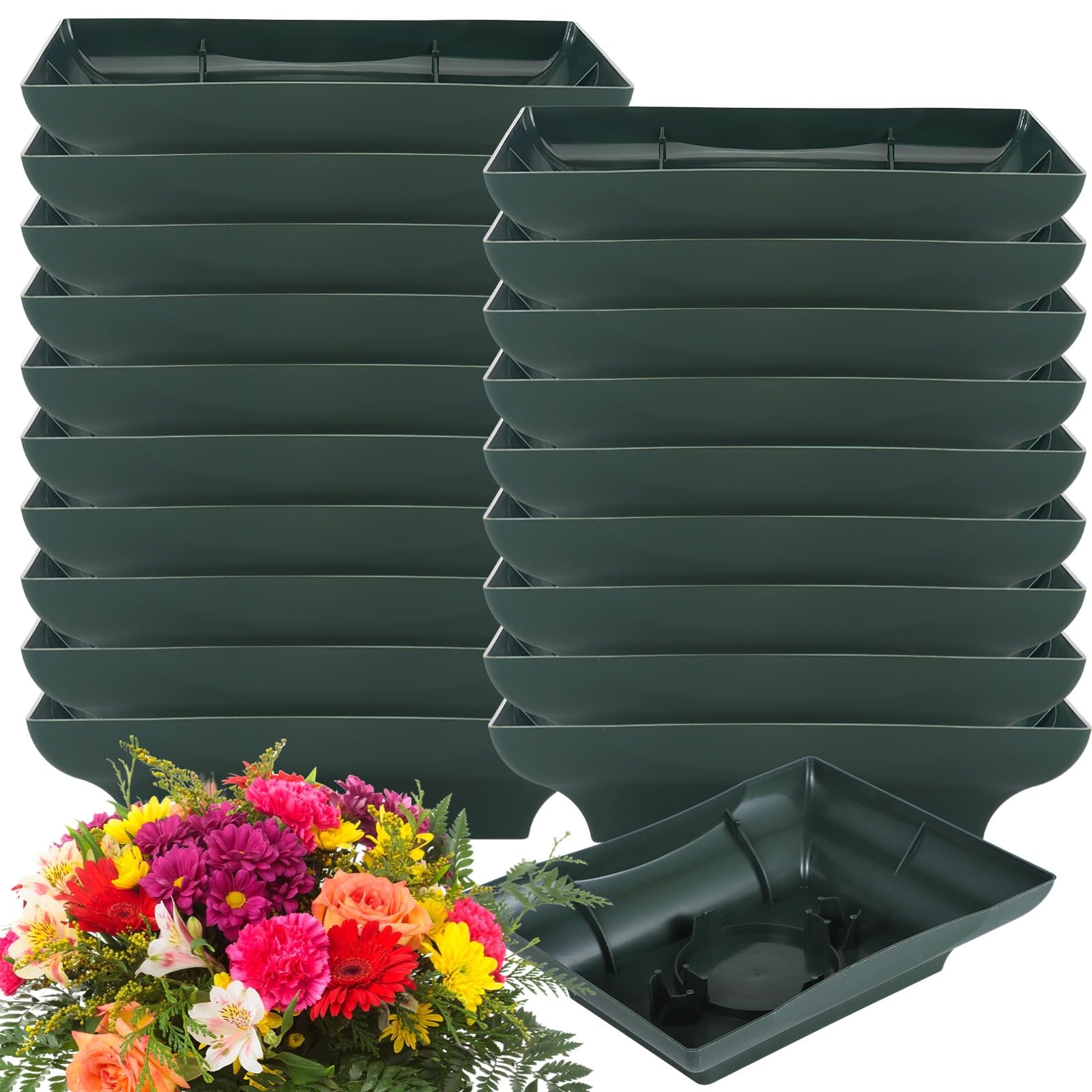 Amazon.com: Toyoget 20 PCS Floral Arrangement Bowls, Flower Arrangement ...