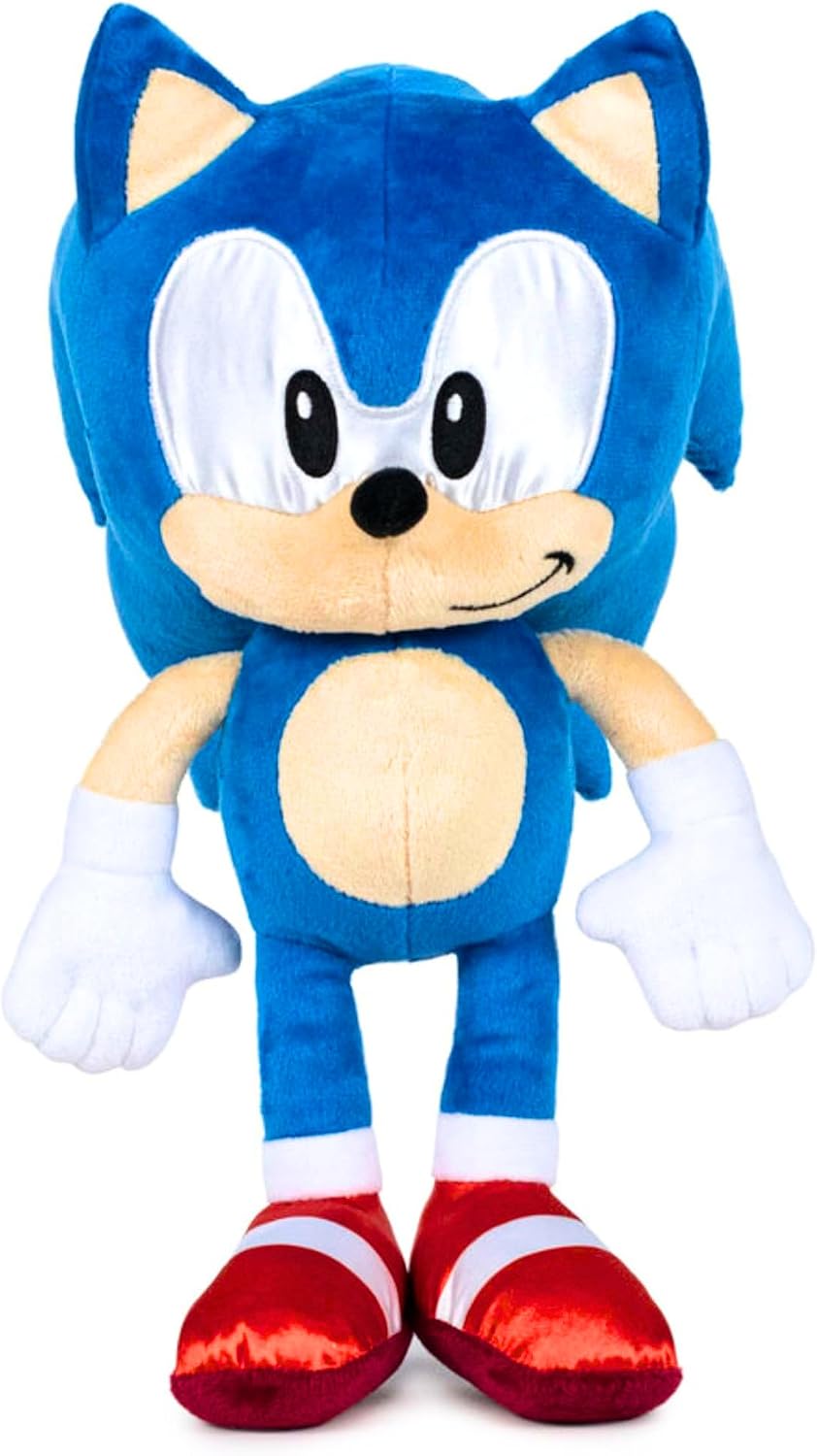 Hasbro Sonic the Hedgehog Super Soft 30cm Gift Quality Plush Toy Figure ...