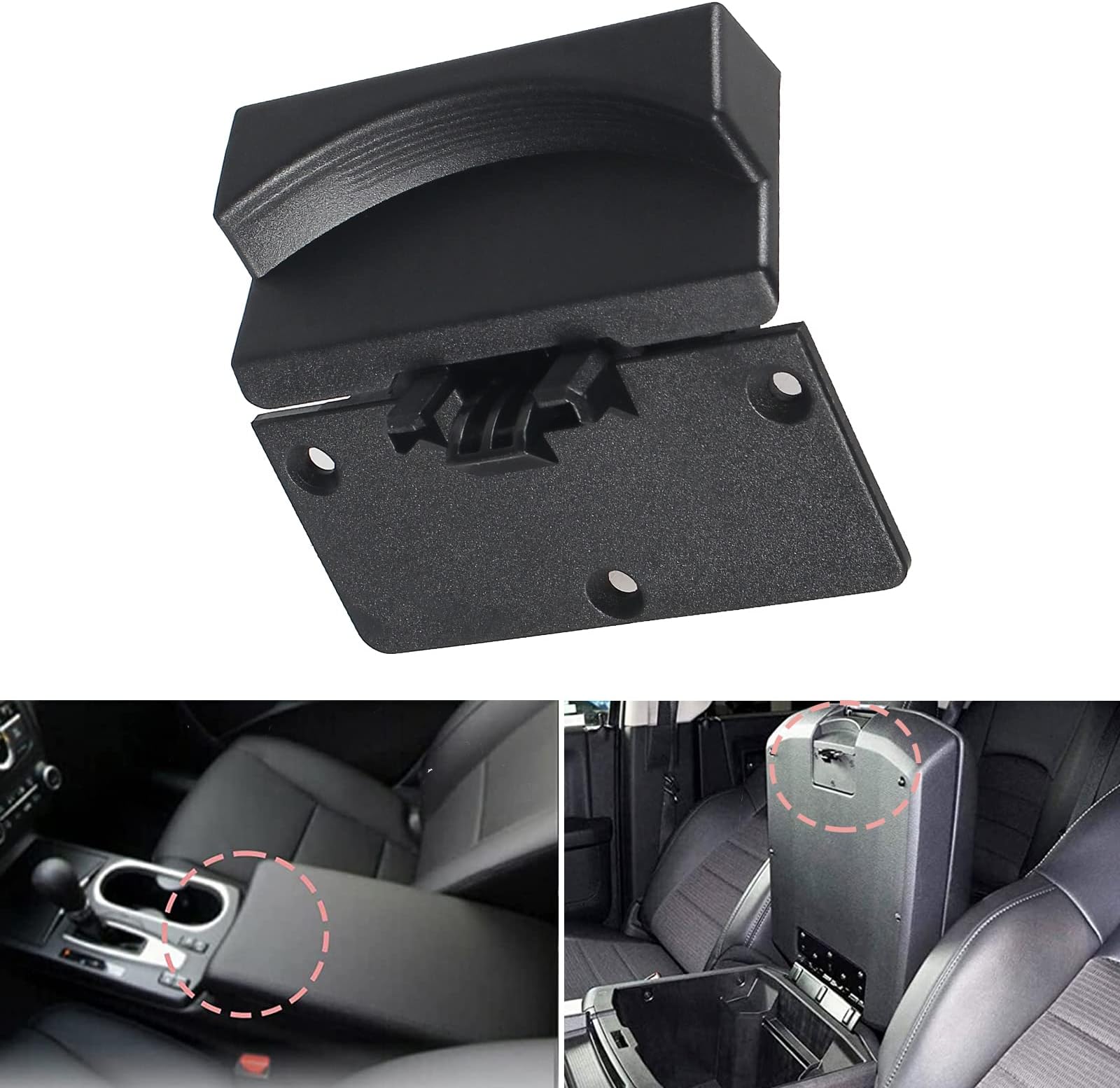 Amazon.com: MOTOKU Full Center Console Latch Lower Armrest Lid Latch ...