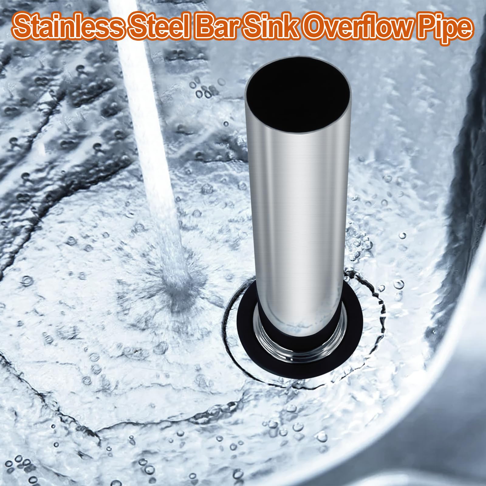 Bar Sink Overflow Bar Sink Overflow Pipe 7.48inch Sink Strainer Pipe