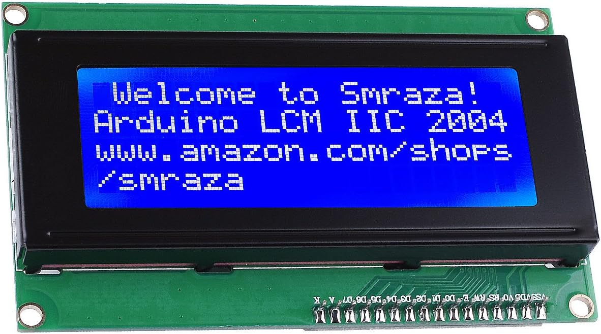 Amazon.com: Smraza 2004 LCD Display Module (20 Characters x 4 Lines ...