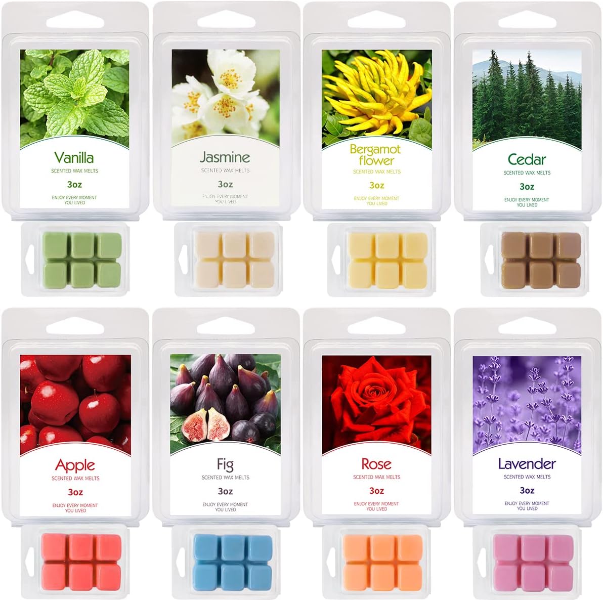 Amazon.com: Scented Wax Melts, Wax Melts Wax Cubes, Soy Wax Cubes for ...