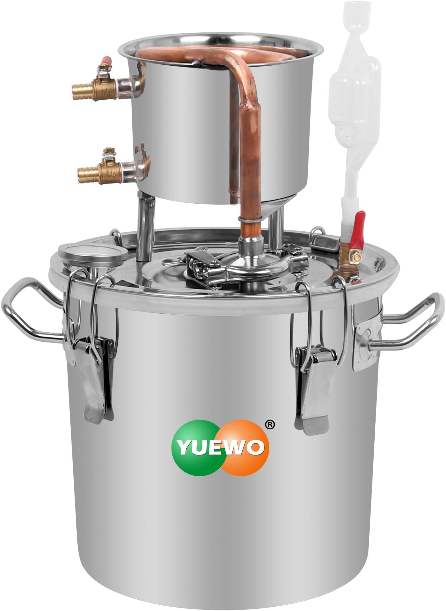 Amazon.com: HOOLOO 5.8Gal /22L Alcohol Distiller for Home Distilling ...