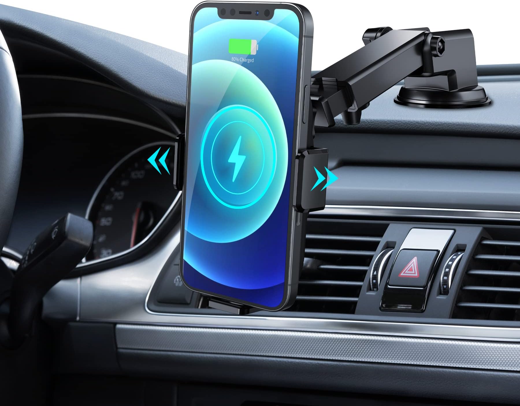 MOKPR Chargeur Induction Voiture - Support Telephone Voiture Induction ...