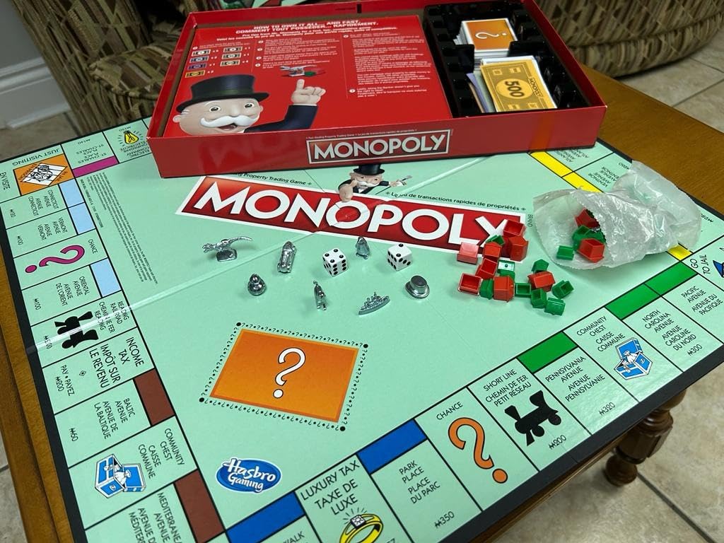 Monopoly Board Game, Family Board Games for Adults and Kids, Family ...