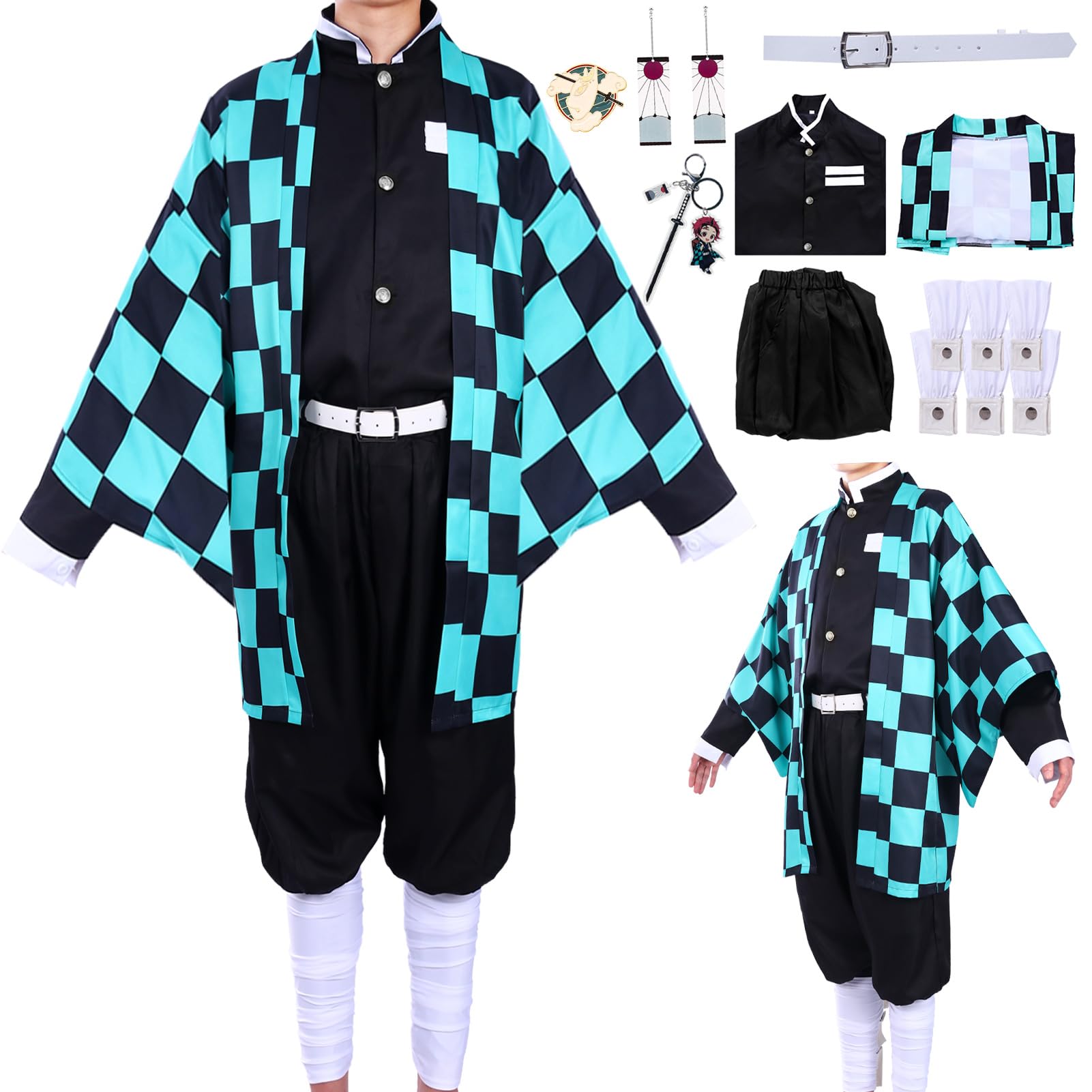 Maryparty Nezuko Costume Set Demon Slayer Cosplay Clothes For Kimetsu ...