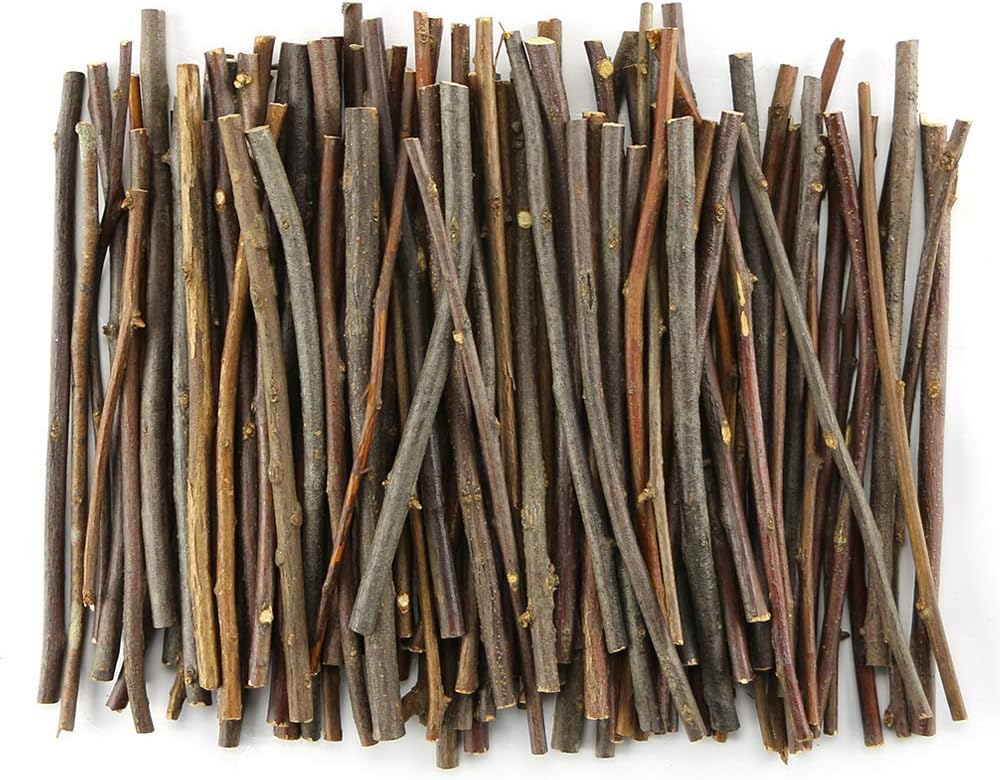 Amazon.com: HUIXIA Wood Sticks for Crafts - 5 Inch Long 0.1-0.2 Inch in ...