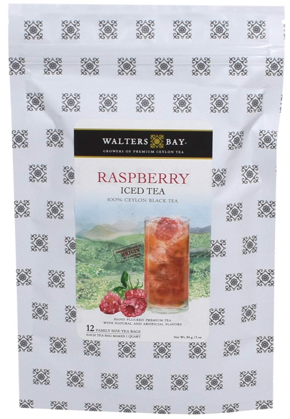 Walters Bay Raspberry Iced Tea 12 Count Quart Sized Tea | Desertcart OMAN