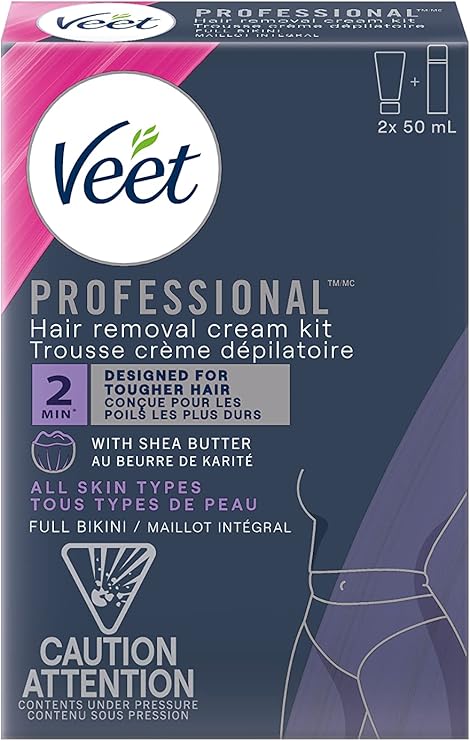 VEET® Professional™, Hair Removal Cream, Full Bikini Kit, All Skin ...