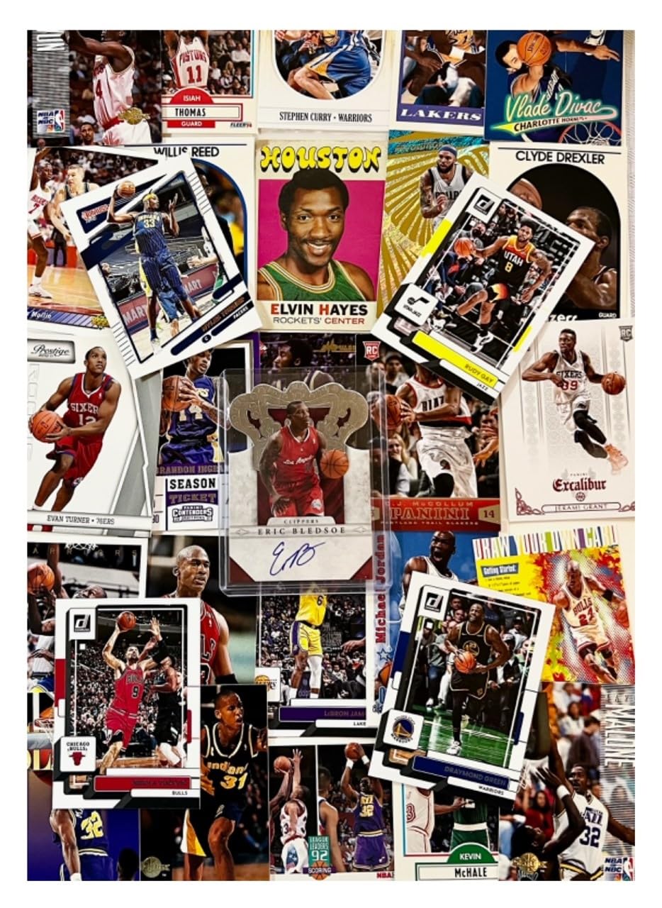 Buy 100 Basketball Card Hot Pack Box with 1 Authentic Autograph, Jersey ...