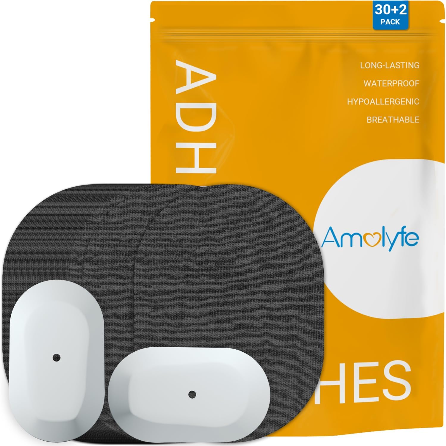 Amazon.com: Amolyfe Waterproof Dexcom G6 Adhesive Patches 30 Pcs ...