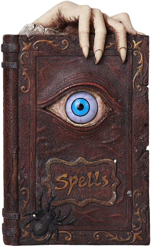 Amazon.com: Pacific Giftware Evil Eye Book of Spells Resin Money Bank ...