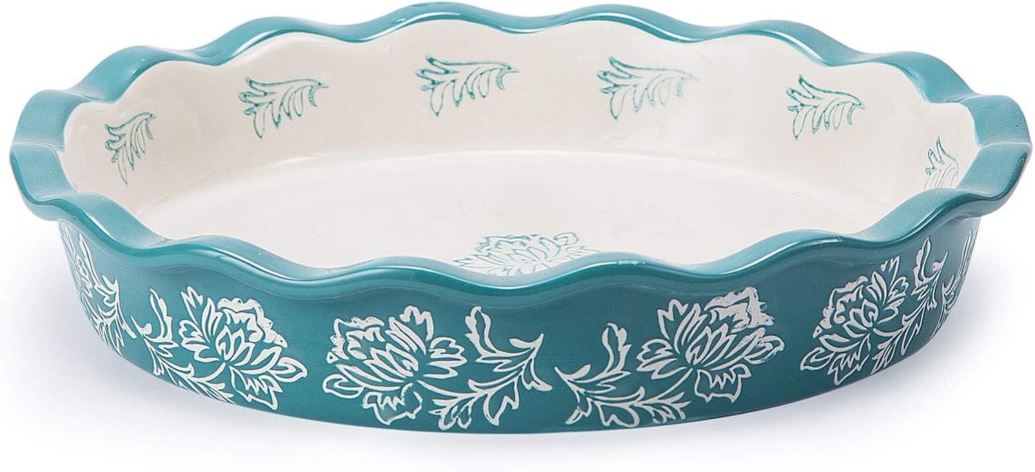 Amazon.com: Wisenvoy Pie Pan Ceramic Pie Dish Pie Plate Deep Dish Pie ...
