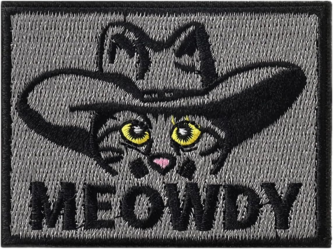 Amazon.com: Meowdy, Morale Patch, Meme Patch, Moral Patches, Military ...