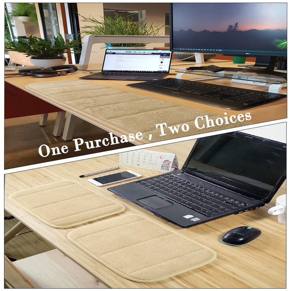 Snapklik.com : AUHOKY 2 Sets Ergonomic Computer Wrist Pad - Long ...